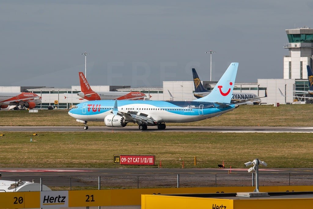 TUI sends first Boeing 737 Max to Bristol Airport - Fresh Aviation
