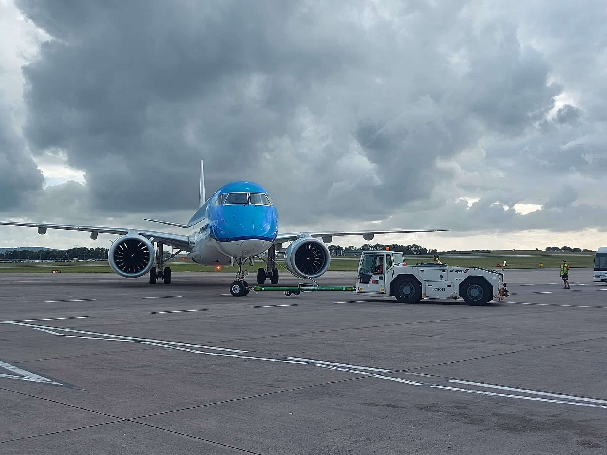 First KLM Cityhopper Embraer E195 E2 arrives at Bristol Airport - Fresh ...